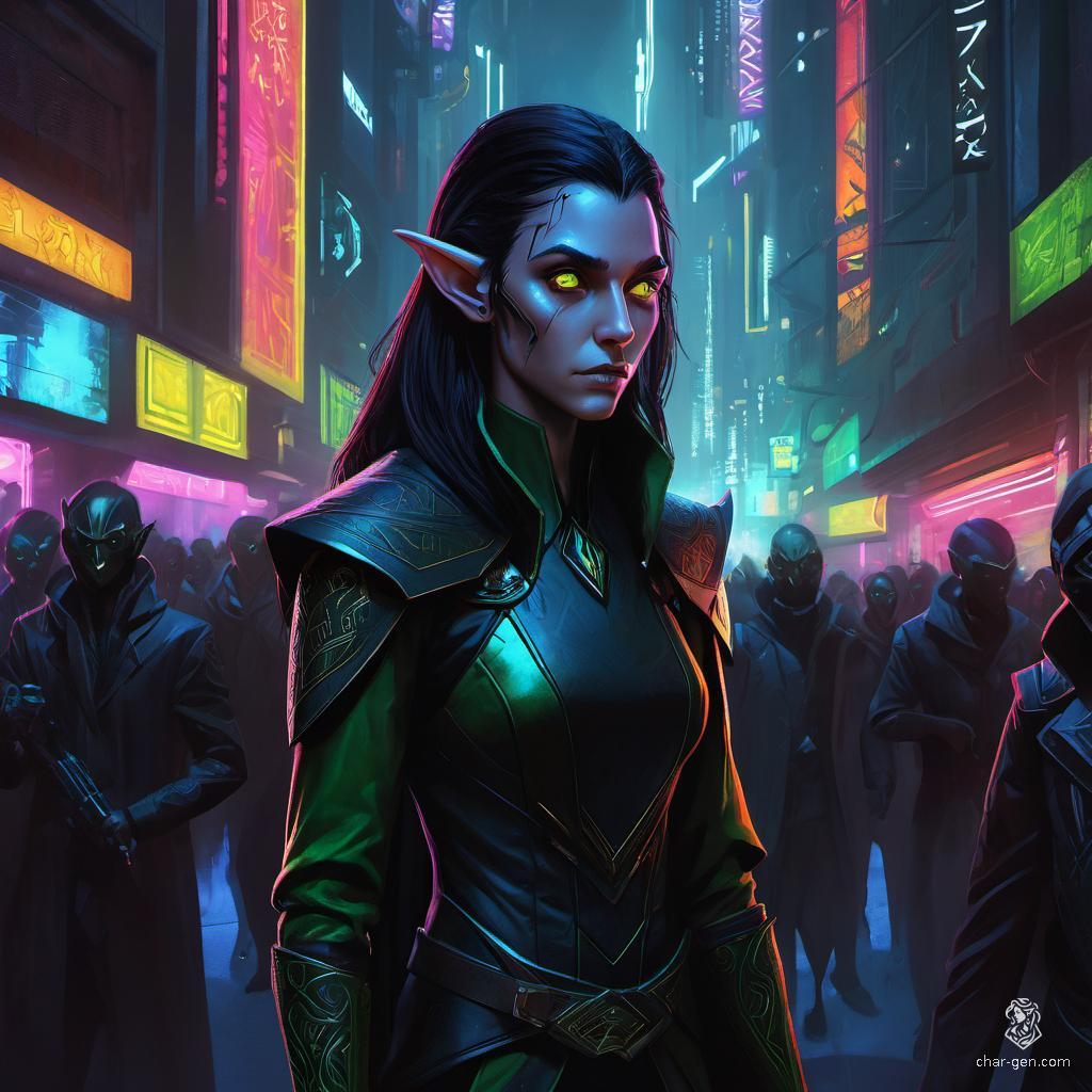 Elf Spy *NEW* | Npc Fantasy Art | CharGen