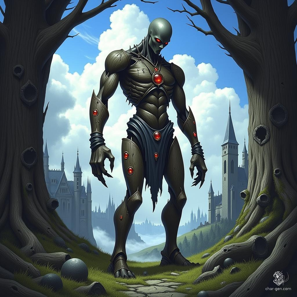 Wood Golem | Monster Fantasy Art | CharGen