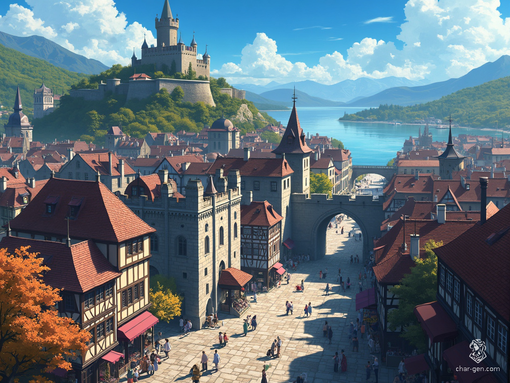 Everlund | Landscape Fantasy Art | CharGen