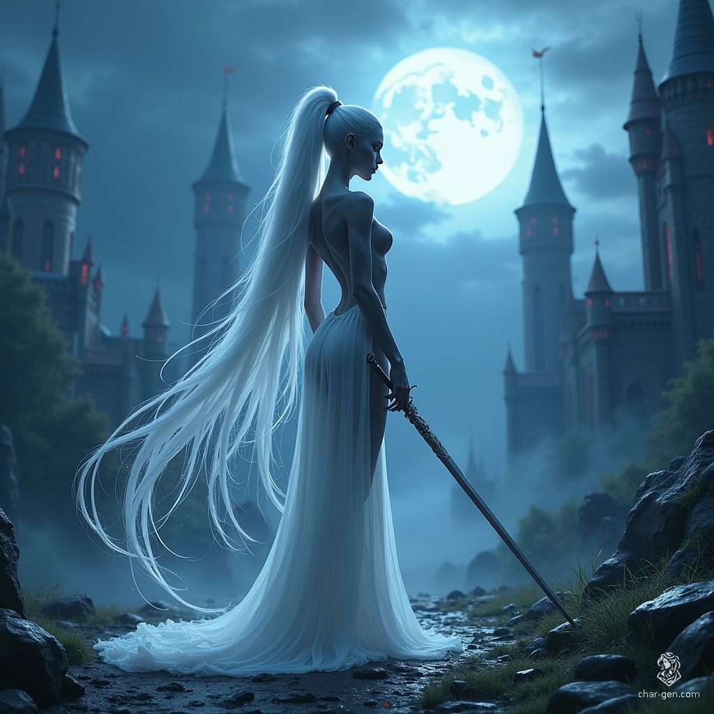 CharGen: D&D Npc Art by Artificer4149 - Drow Sword Dancer Deity in Epic ...