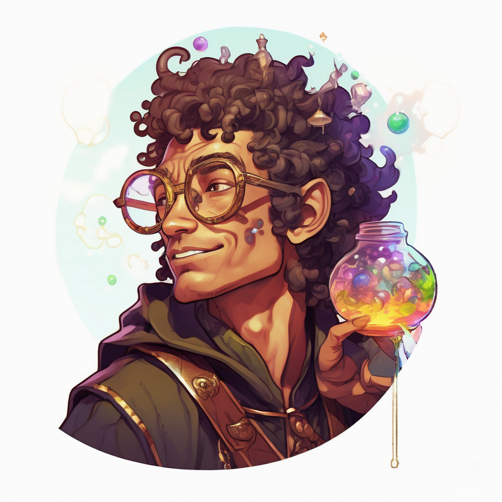 Elf Druid Alchemist | Npc Fantasy Art | CharGen
