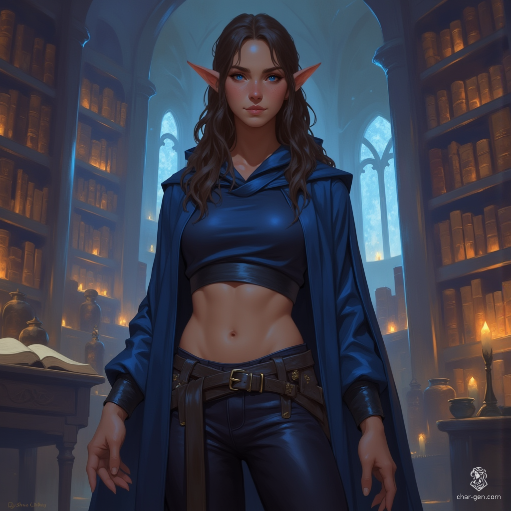 Half Elf | Npc Fantasy Art | CharGen
