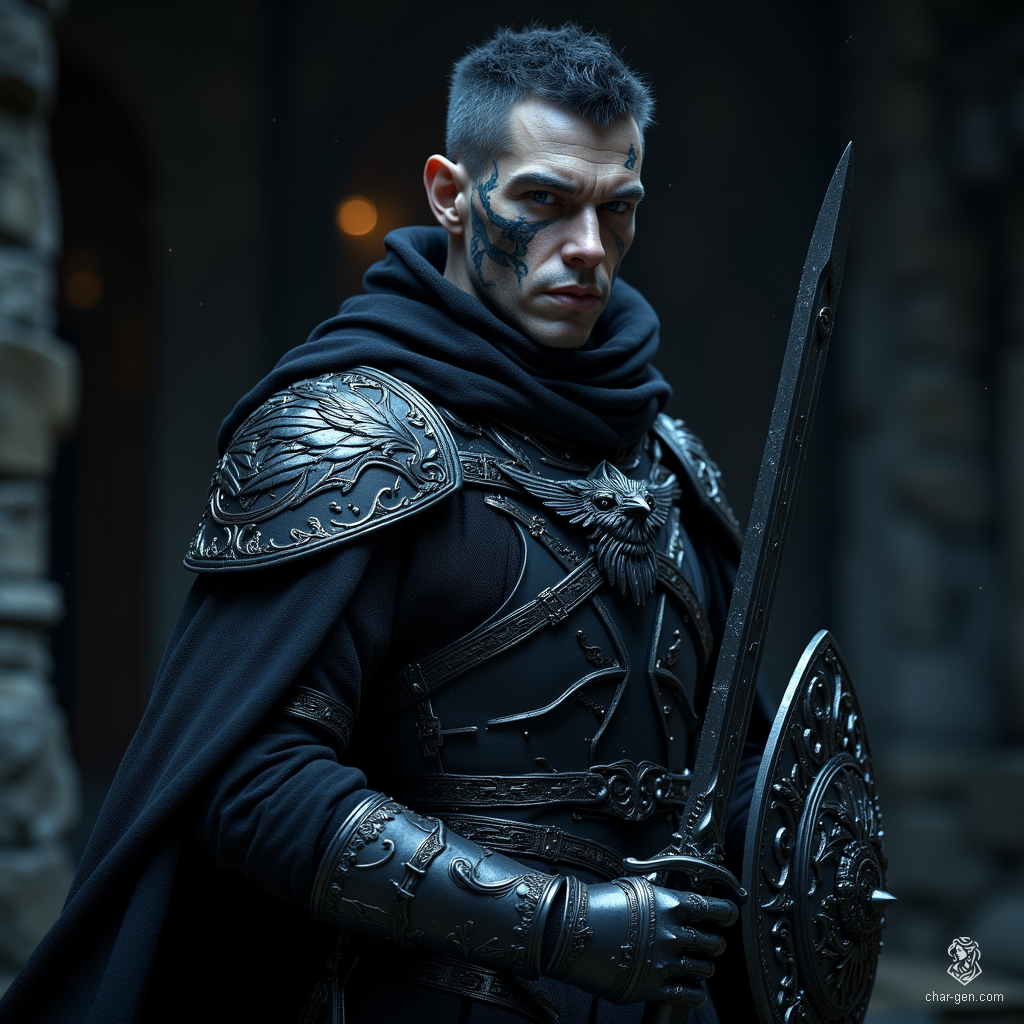 CharGen: D&D Character Art by Barbarian4081 - in male grey elf, cleric ...