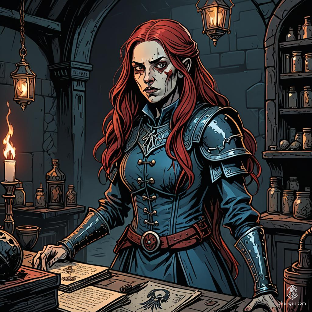Human Rogue Charlatan *NEW* | Npc Fantasy Art | CharGen