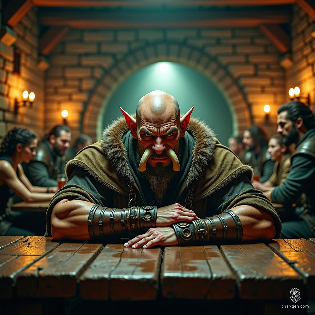 Half Orc | Npc Fantasy Art | CharGen