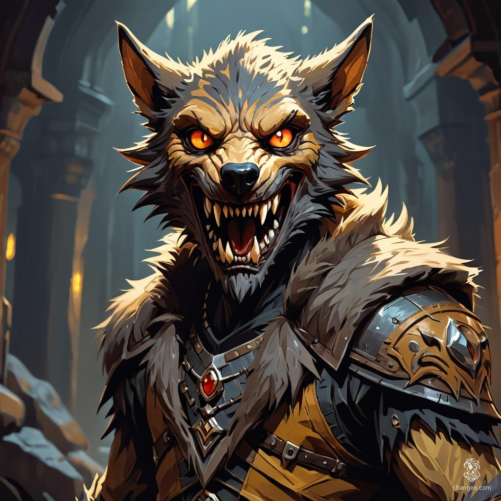 Jackalwere | Monster Fantasy Art | CharGen