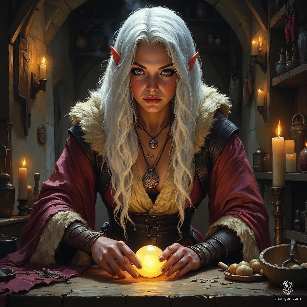 CharGen: D&D Character Art by Russiee - in dim lantern light featuring ...