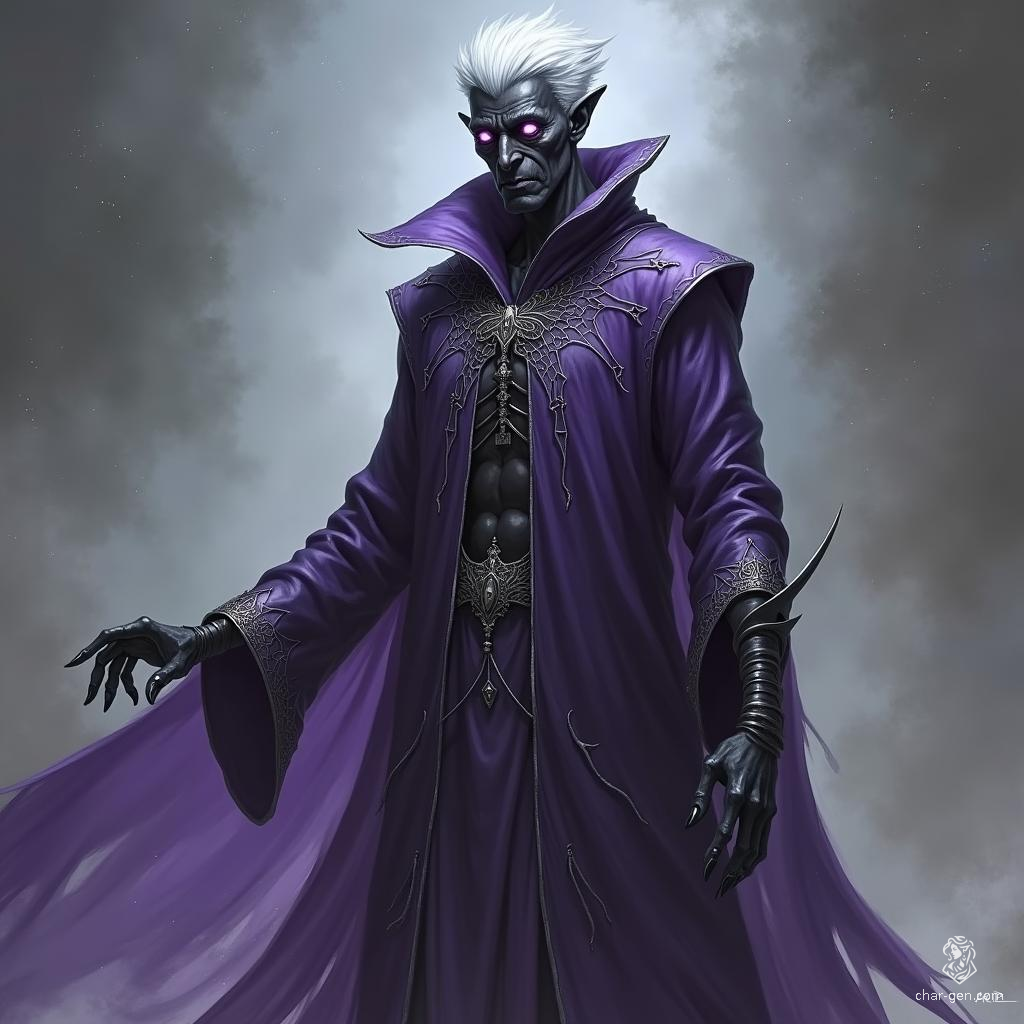 CharGen: D&D Character Art by Cleric3268 - in A male drow arachnomancer, he is a sociopath that ...