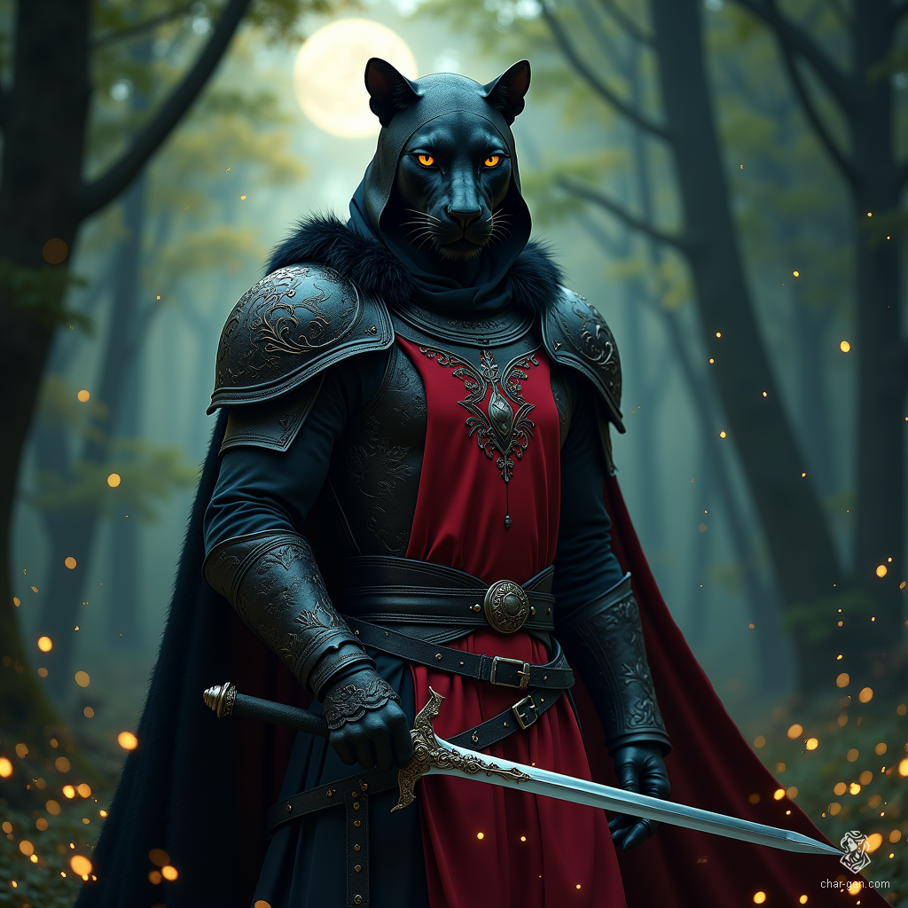 CharGen: D&D Character Art by Barbarian4081 - in Panther man musketeer ...