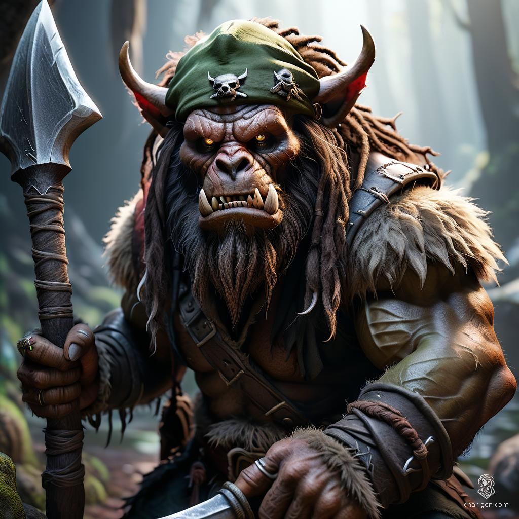 Bugbear Ranger Pirate *NEW* | Npc Fantasy Art | CharGen