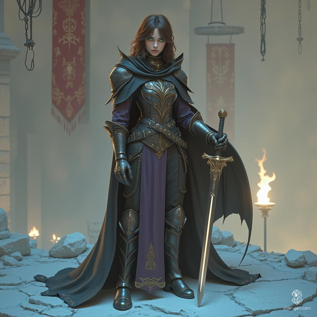 CharGen: D&D Character Art by Russiee - in Dungeon