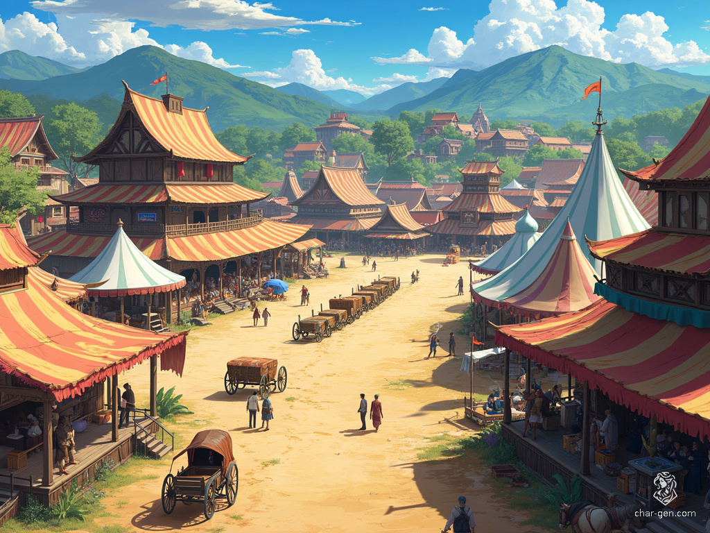 Triboar | Landscape Fantasy Art | CharGen