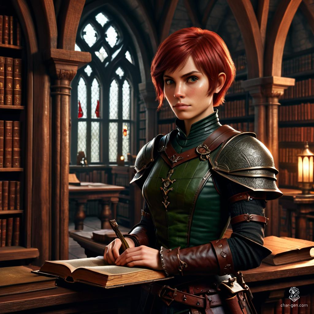 CharGen: D&D Npc Art by Danny - Human Rogue Spy *NEW* in Library