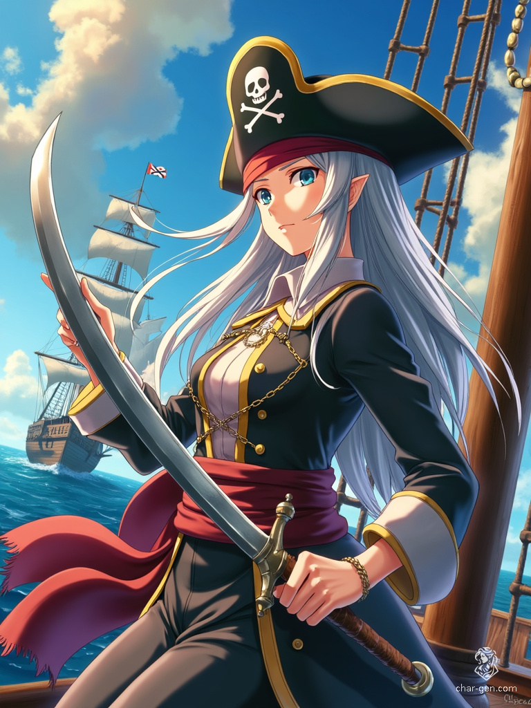 Elf Pirate *NEW* | Npc Fantasy Art | CharGen