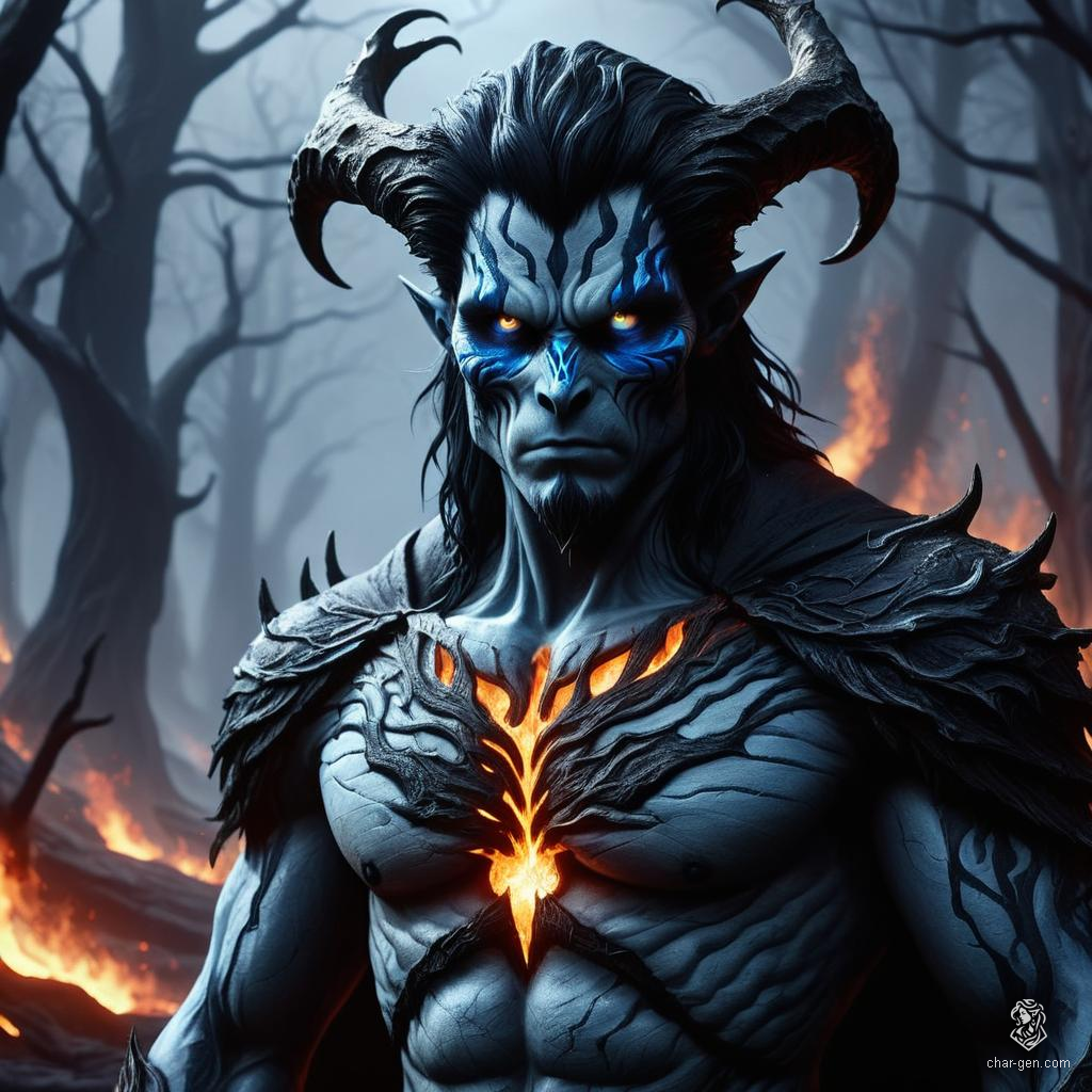 Shadar-Kai Warlock | Npc Fantasy Art | CharGen