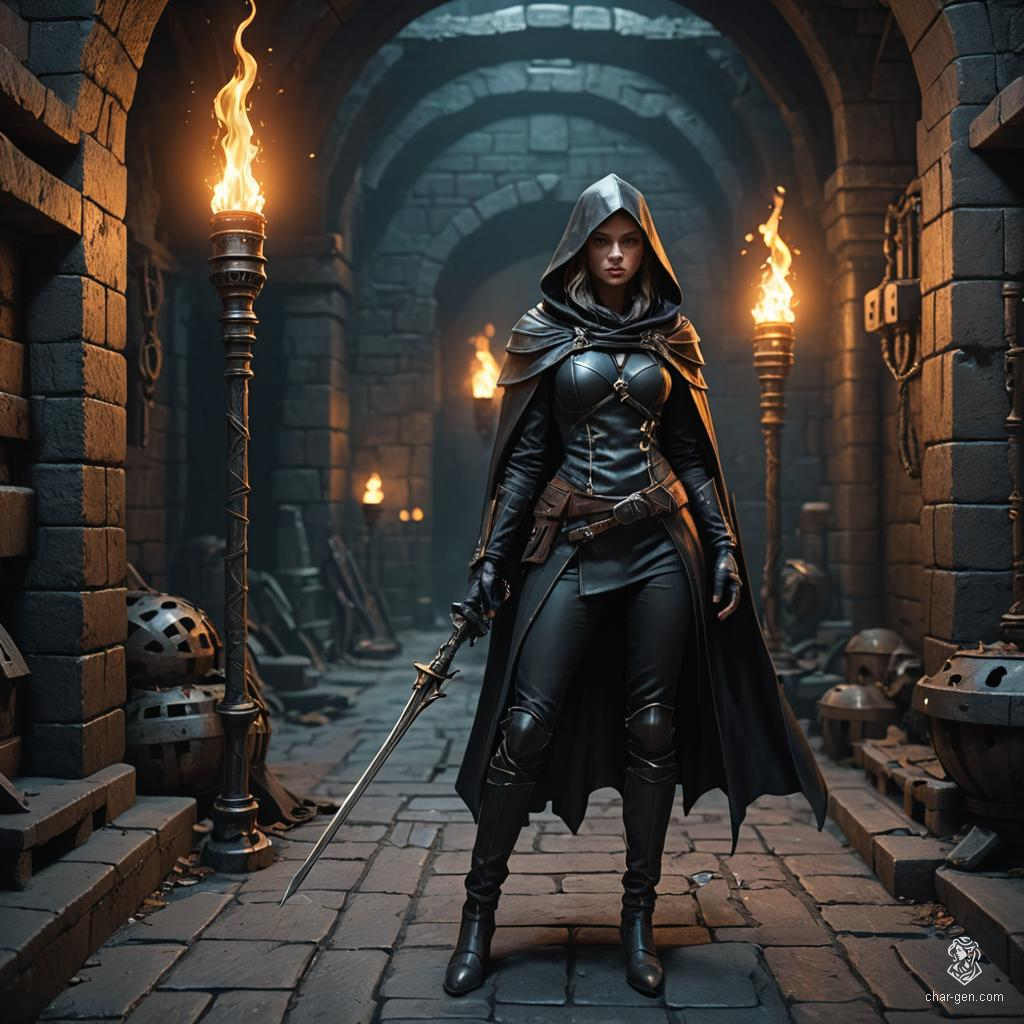 Human Rogue | Npc Fantasy Art | CharGen