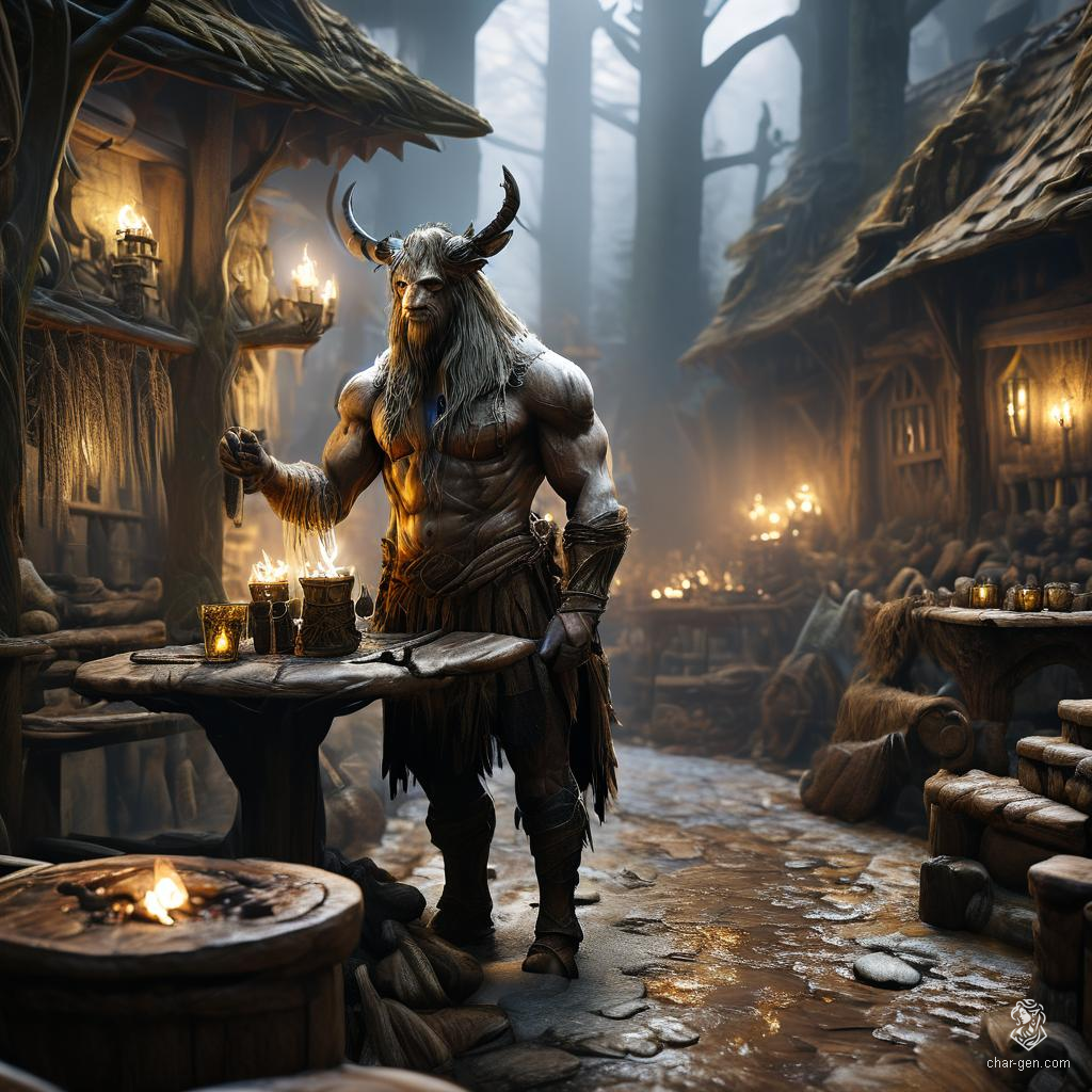 Centaur Innkeeper | Npc Fantasy Art | CharGen