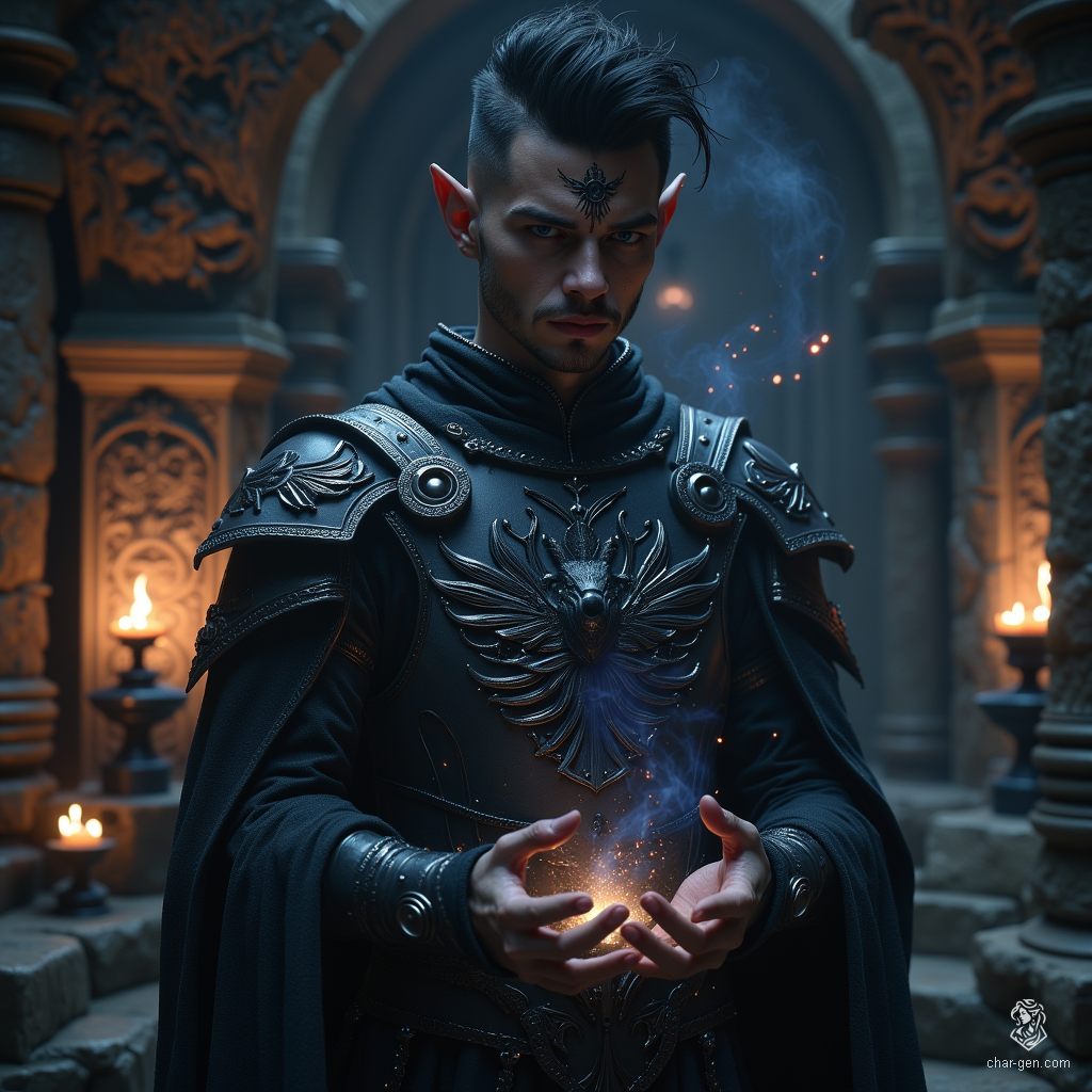 CharGen: D&D Character Art by Barbarian4081 - in male grey skin elf ...